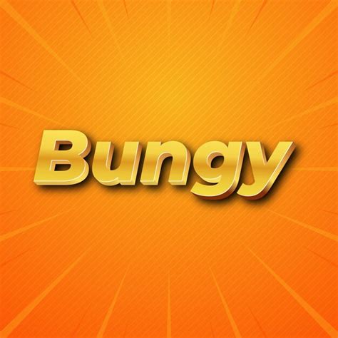 Premium Photo Bungy Text Effect Gold  Attractive Background Card Photo Confetti