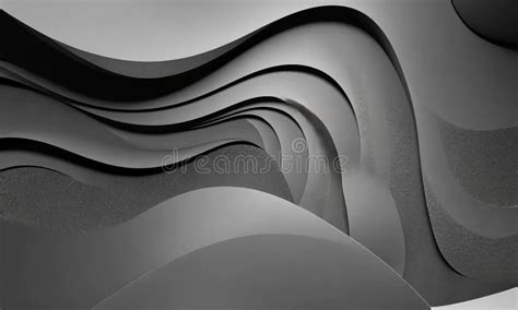 Abstract Grayscale Waves Textured Background Modern Design Website Banner Stock Footage