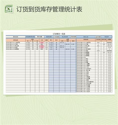仓库管理excel表格模板下载 灵犀办公