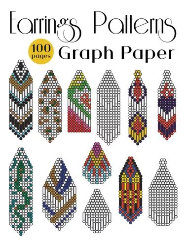 Libro Earrings Patterns Graph Paper 12 Design Templates S Cuotas