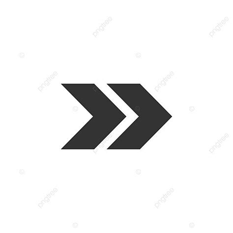 Arrowforward Icon Vector Illustrationflat Design Download Interface