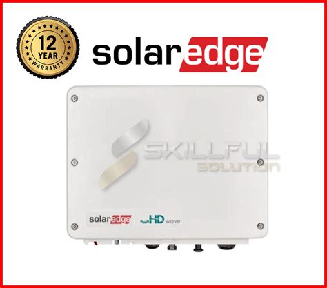 5kw อินเวอร์เตอร์ Solar Edge Single Phase บริษัท สคิลฟูล โซลูชั่น จำกัด