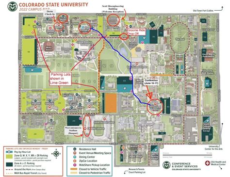 Colorado State University Campus Map 2024 All Maps