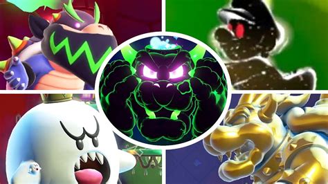 Super Mario Bros Wonder All Bosses No Damage Youtube