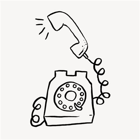 Telephone Ringing Drawing
