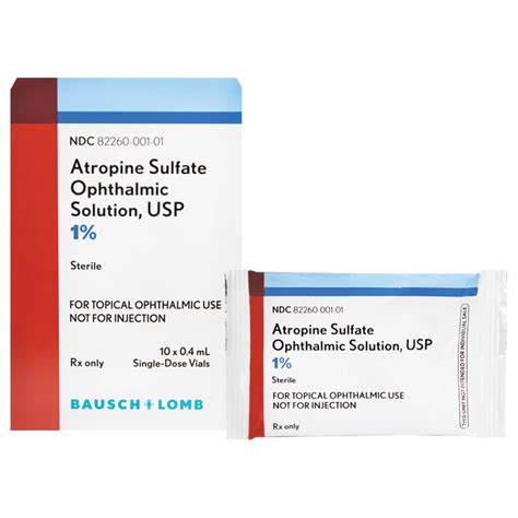 Bausch Lomb Atropine Sulfate Ophthalmic Solution 1 04ml
