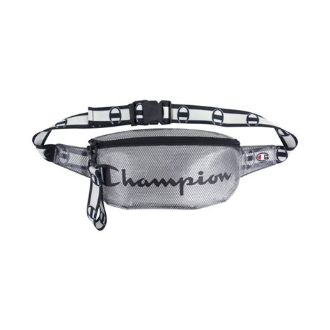 챔피온 프라임 트랜스패런트 웨이스트 백 블랙 Ch1156 001 플랩flab 유니크 캠핑 기어
