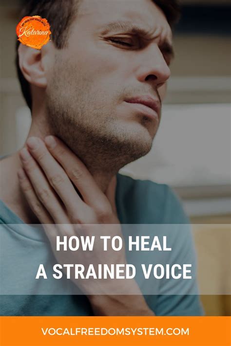 How To Heal A Strained Voice The Voice Healing Vocal
