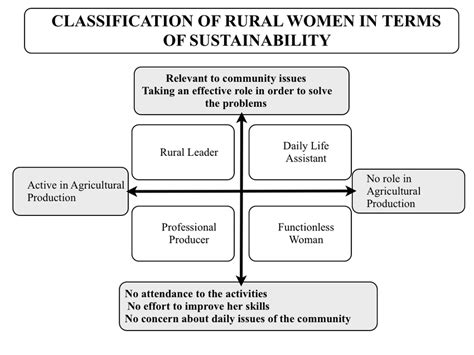 Classification Of The Rural Women In Terms Of The Community