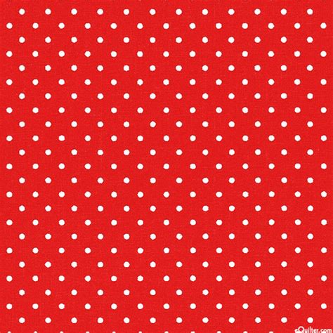 Fabric Traditions Diagonal Dotted Grid Ruby Red