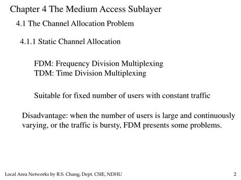 Ppt Chapter 4 The Medium Access Control Sublayer Powerpoint Presentation Id2301186