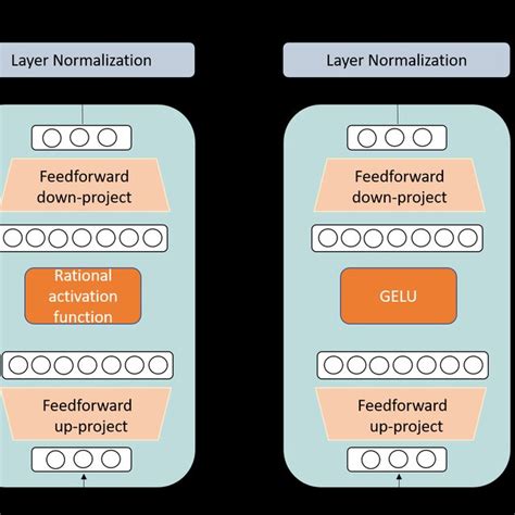Rational Activation Function In The Feed Forward Layer Left And The Download Scientific