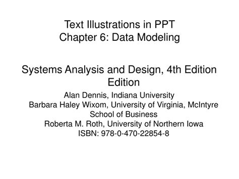 Ppt Text Illustrations In Ppt Chapter 6 Data Modeling Powerpoint