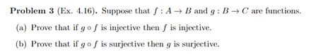 Solved Problem Ex Suppose That F AB And G BC Chegg
