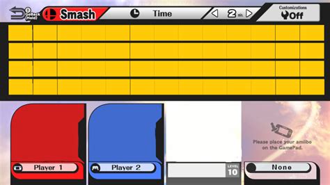 Smash Bros Roster Template Carnelena
