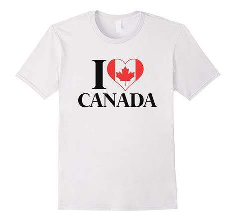 Canadian Tees I Love Canada T Shirt Cl Colamaga