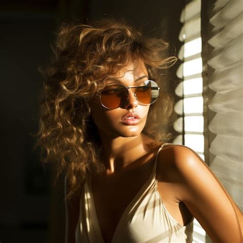 Premium Photo | Photo model wearing glasses