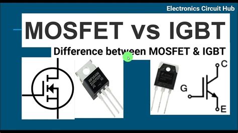 difference between mosfet and igbt full comparison guide youtube