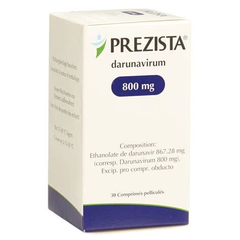 Prezista Filmtabl 800 Mg Ds 30 Stk Coop Vitality Apotheke