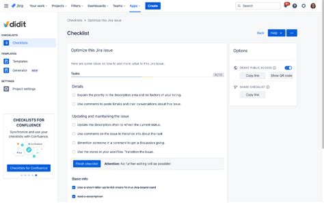 Didit Checklists For Jira Free Version History Atlassian