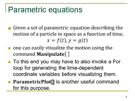 Lecture 4 Visualization And Animation 1 Use Mathematica