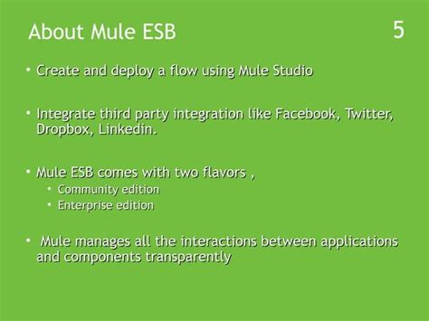 mule esb ppt