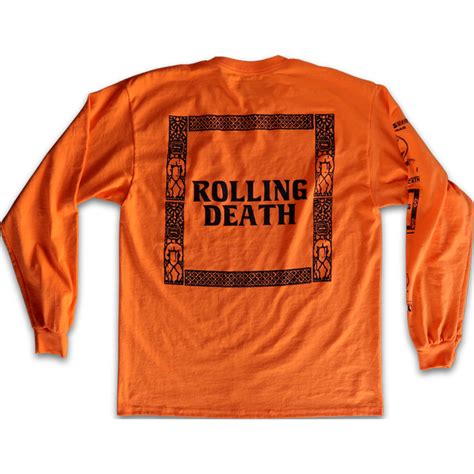Hi Vis Rdm Box Logo Pocket Ls T Shirt Rolling Death Maui