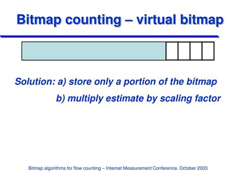 Ppt Bitmap Algorithms For Counting Active Flows On High Speed Links Powerpoint Presentation