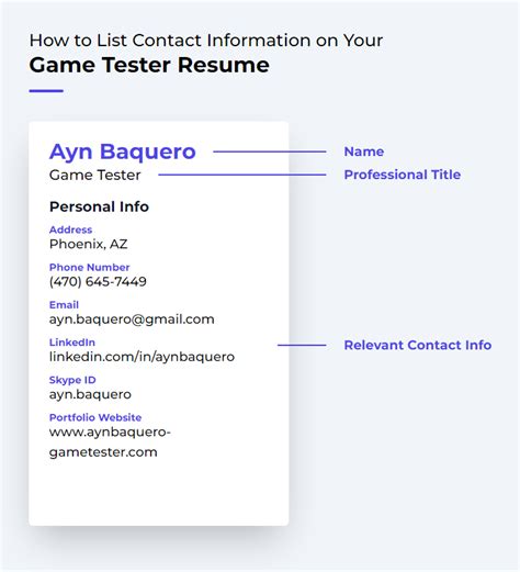 Game Tester Resume Examples And Templates ResumeCat