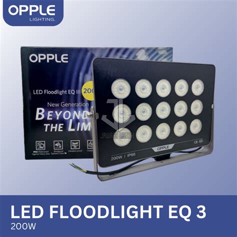 Jual Opple Lampu Sorot W Led Floodlight Eq Ip Shopee Indonesia