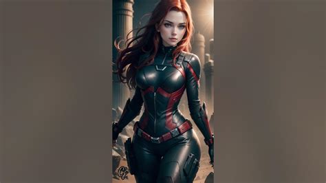 Black Widow Aiart Beautiful Women In Avengers Youtube