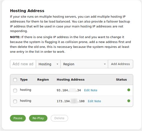 Multiple Host IPs Backup Host IP Sucuri Docs
