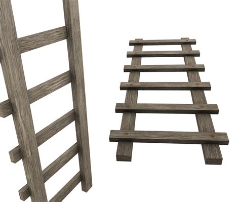 Free Obj Model Low Poly Ladder