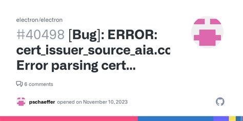 Bug Error Certissuersourceaiacc36 Error Parsing Cert