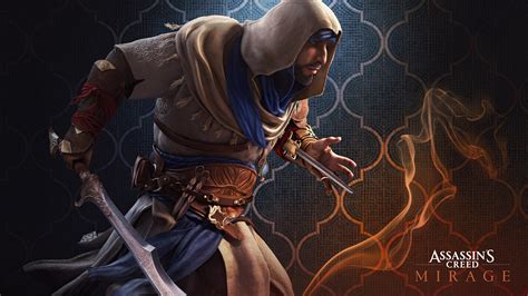 Assassins Creed Mirage Ps Jeu K Affiche Aper U Wallpaper Com