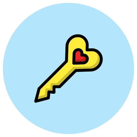 Key Vector Icon Design Illustration Premium Vector