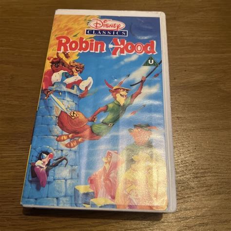 Disneys Robin Hood Animation Vhs Video Tape Cassette £569 Picclick Uk