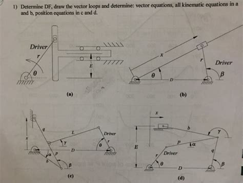 Solved Determine Df Draw The Vector Loops And Determine