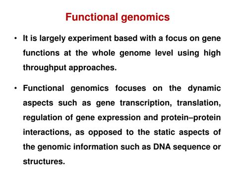 Ppt Functional Genomics Powerpoint Presentation Free Download Id