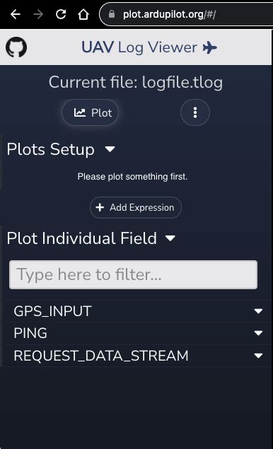 how to create a fake flightlog for uavlogviewer mavlink ardupilot