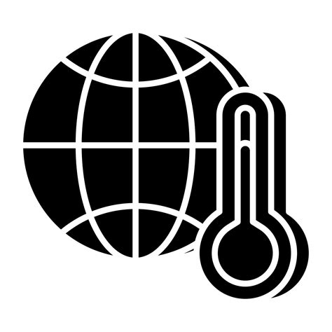 Thermometer With Globe Denoting Concept Of Global Temperature 23647968 Vector Art At Vecteezy