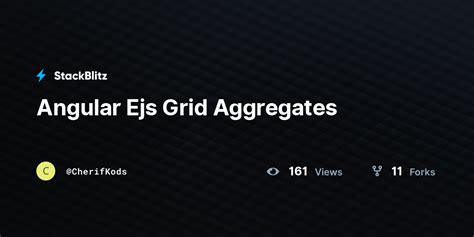 angular ejs grid aggregates stackblitz
