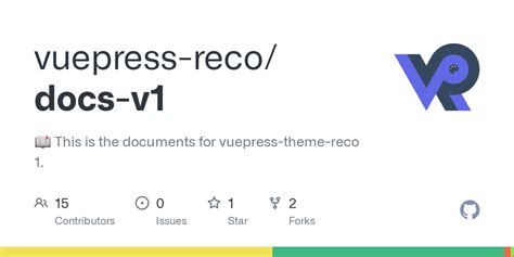 github vuepress reco docs v1 📖 this is the documents for vuepress