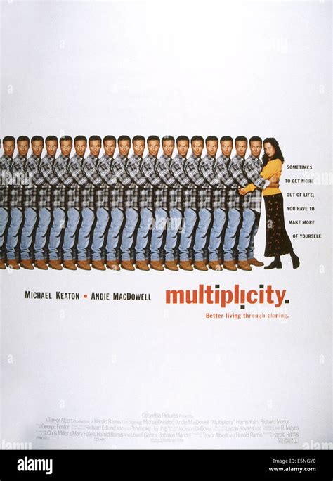 Multiplicity Us Poster From Left Michael Keaton Andie Macdowell