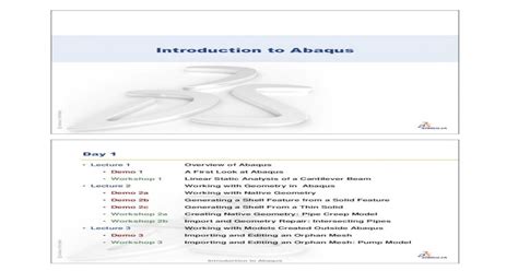 Pdf Introduction To Abaqus · Pdf Fileintroduction To Abaqus Day 2