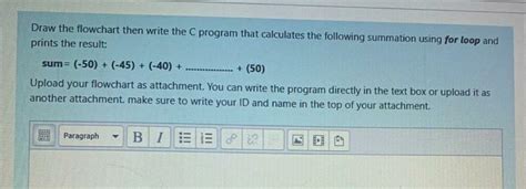 Solved Draw The Flowchart Then Write The C Program That