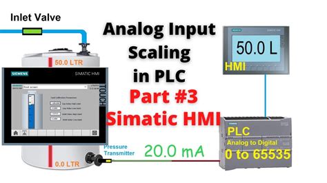 Analog Input Scaling Part 3 Simatic HMI PLC Programming Tutorials