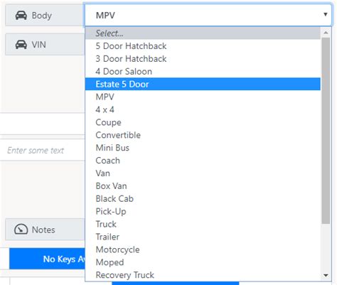 Returning List Of Options Without Database Query Wappler General