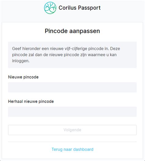 Aanmelden And Corilus Passport