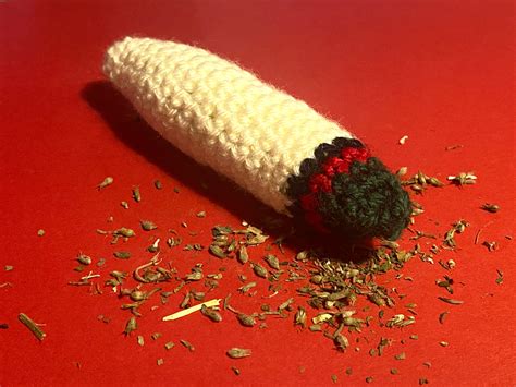 Catnip Toy Joint Blunt Crocheted Etsy